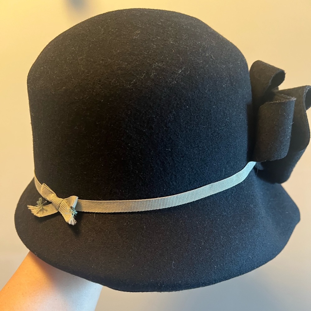 New Vintage Flu’s Ear Italian Wool Hat Beautiful Green - Gem